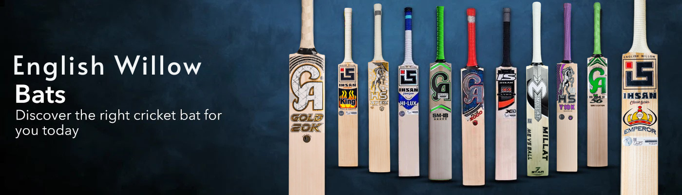 Buy English Willow Cricket Bats Online in Pakistan | Millat Sports